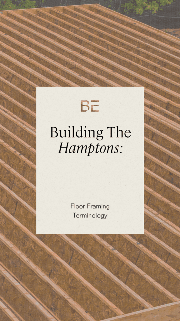 Floor Framing Terminology - Buchner Engineering, PLLC